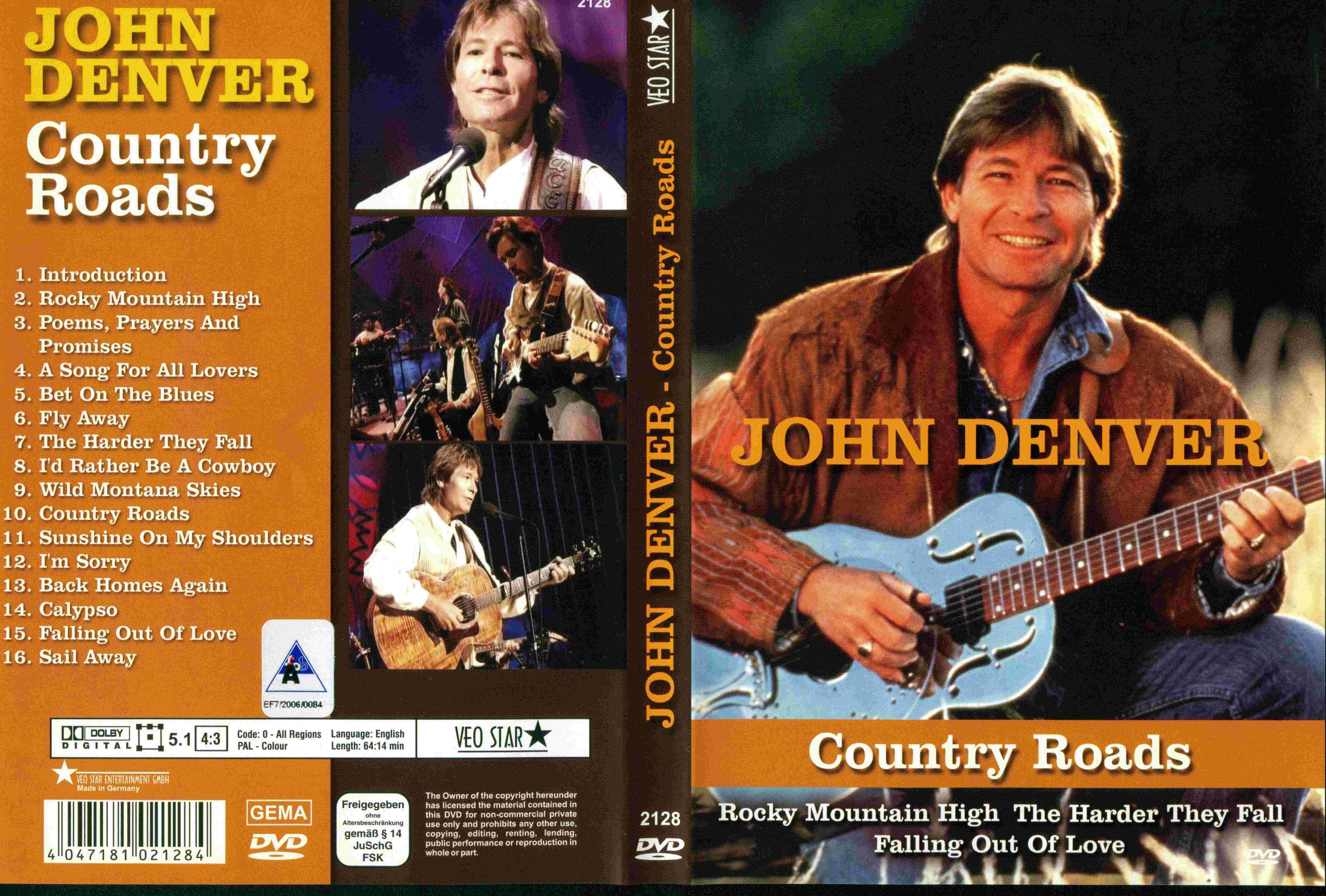 John Denver Country Roads : Front | DVD Covers | Cover Century | Over 1 ...